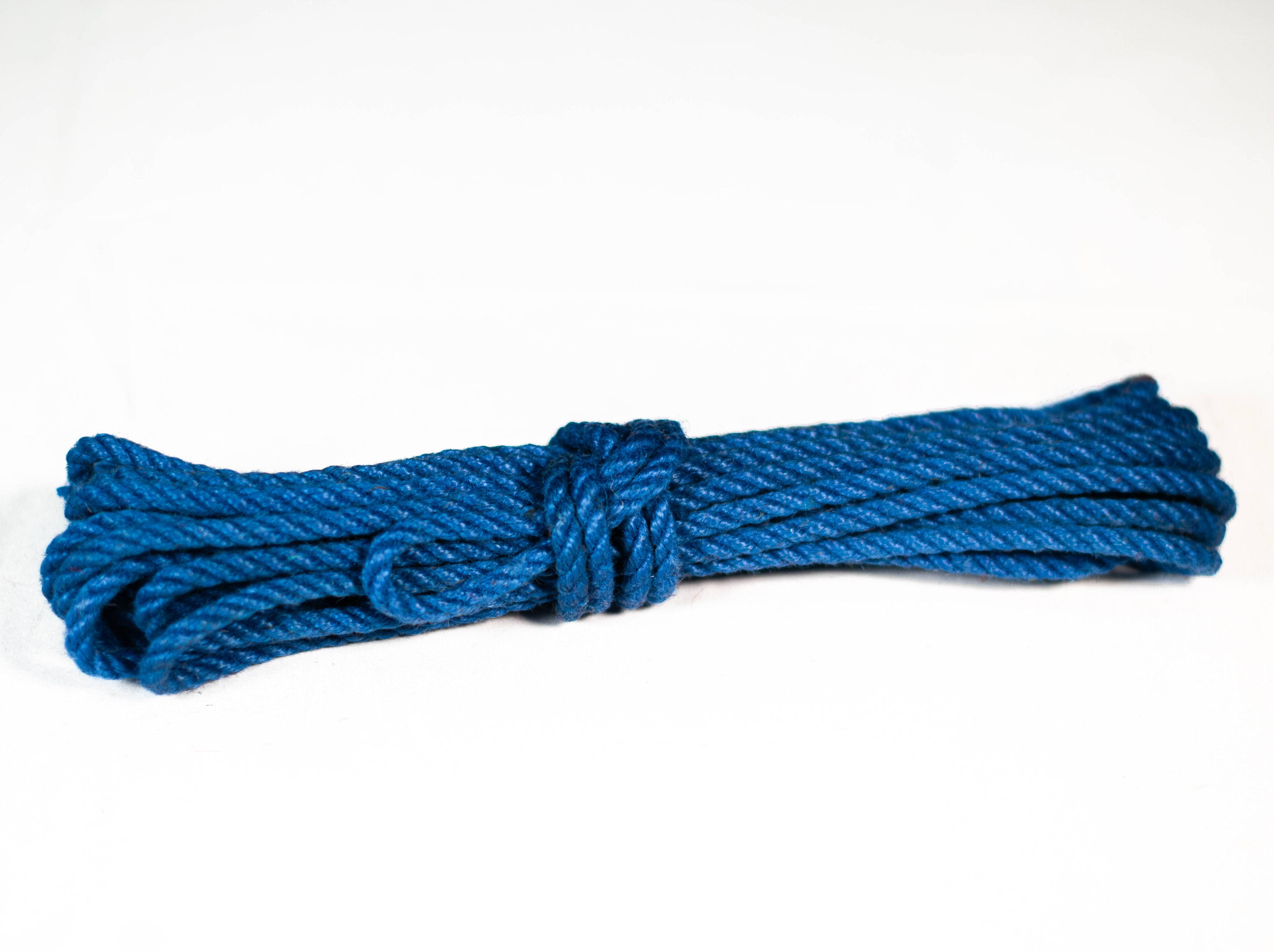 Treated Rope - 5mm Anatomie Blue Jute Rope (2 ply) – Anatomie Shop