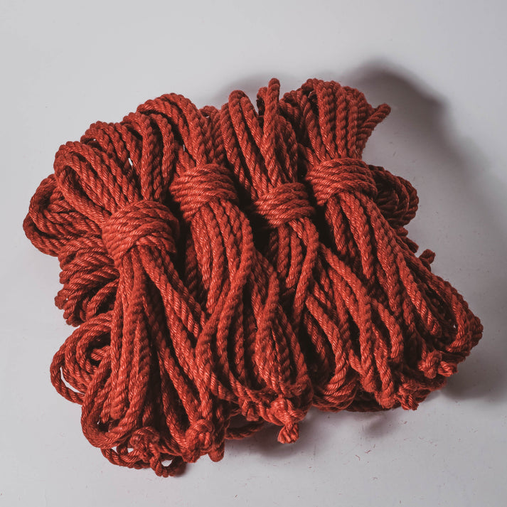 Red jute rope (treated, 6mm) – Anatomie Shop